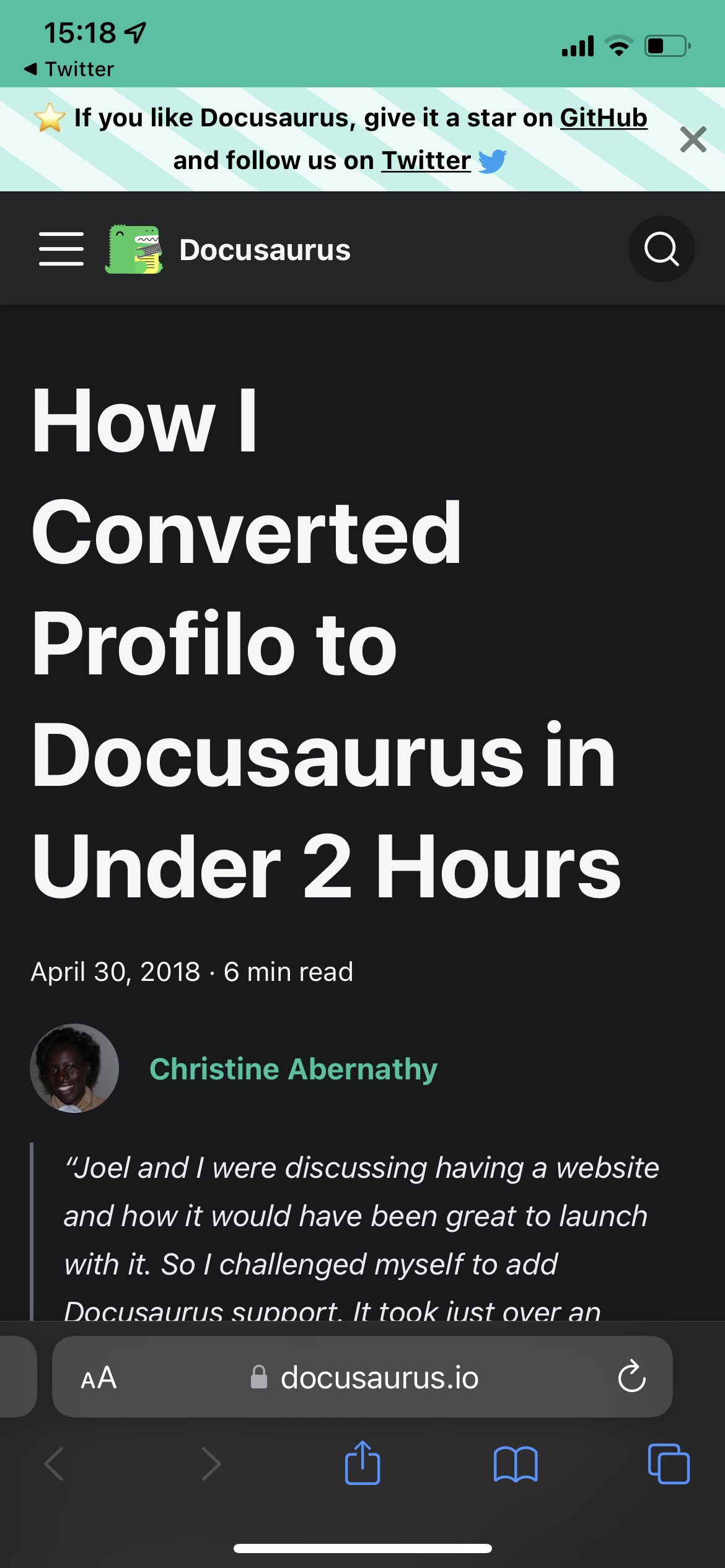 Default Docusaurus blog title size is really big on mobile · Issue #7003 · facebook/docusaurus ...