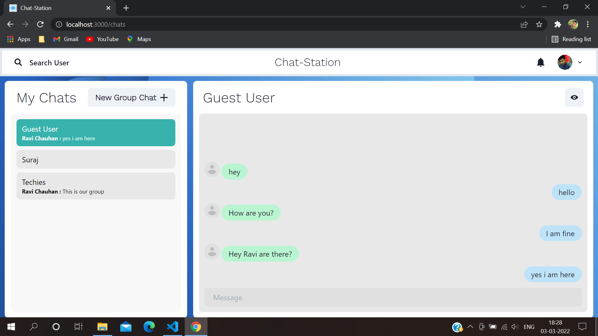 GitHub - ravi1chauhan/MERN-Chat-Station: Chat-Station is a Full Stack Chatting App. Uses Socket ...