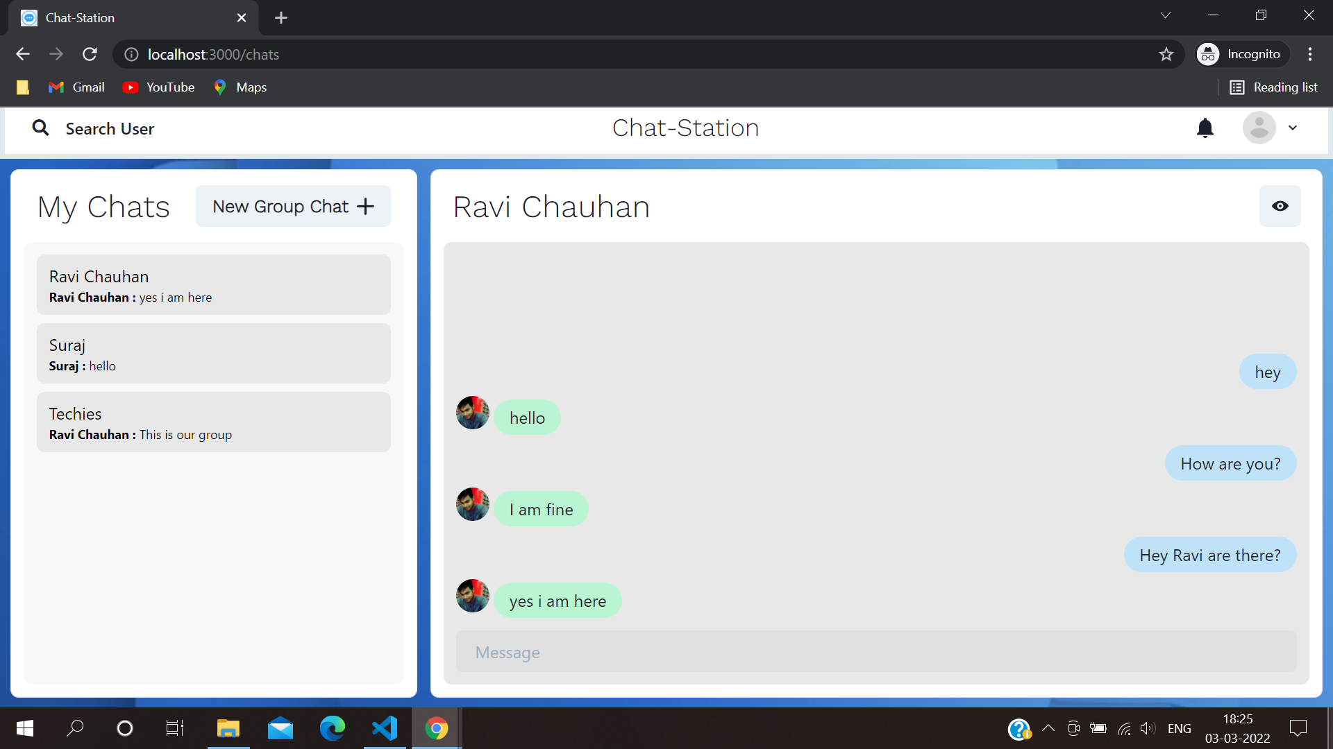GitHub - ravi1chauhan/MERN-Chat-Station: Chat-Station is a Full Stack Chatting App. Uses Socket ...