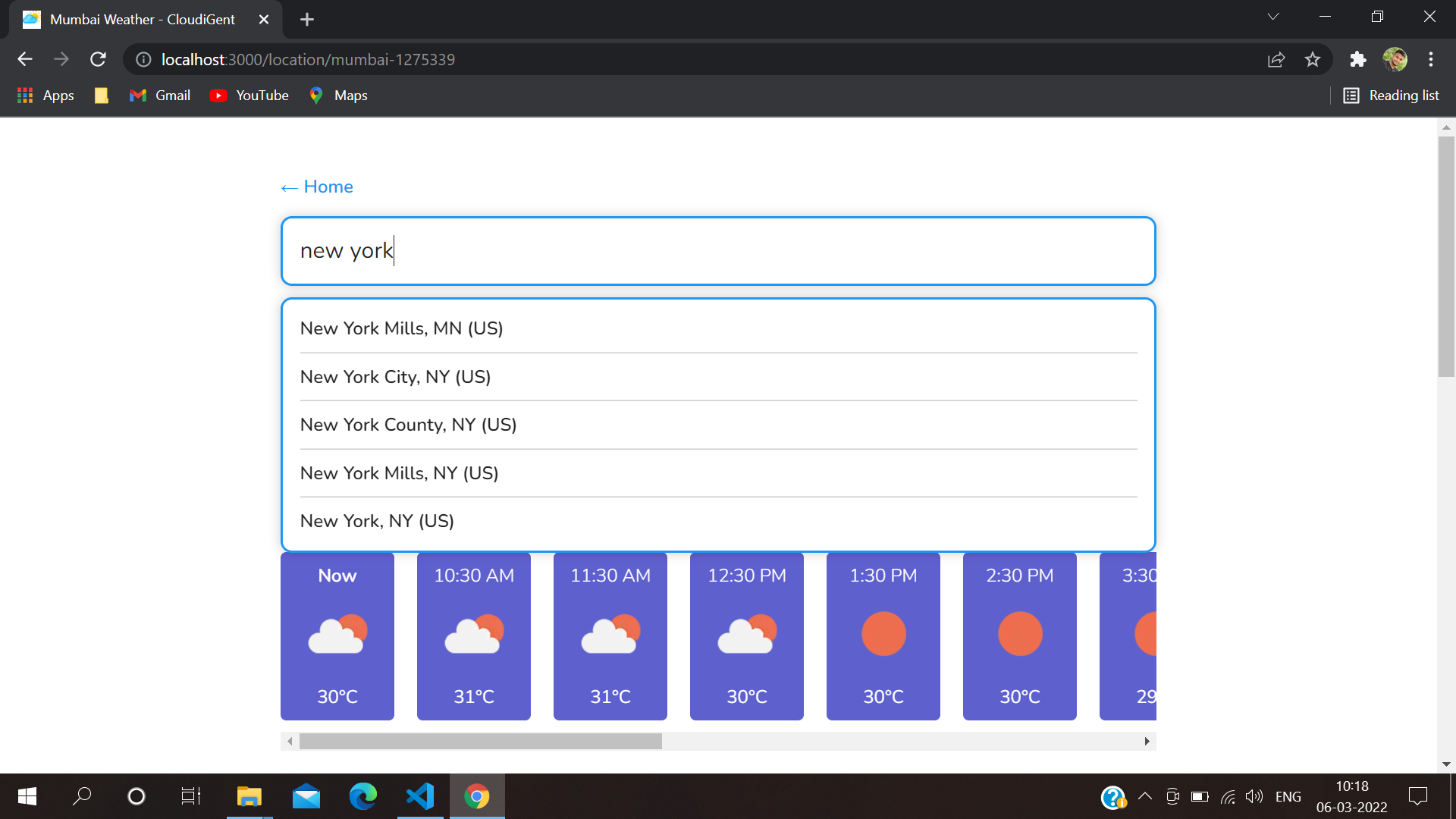GitHub - ravi1chauhan/CloudiGent: Weather API based application for ...