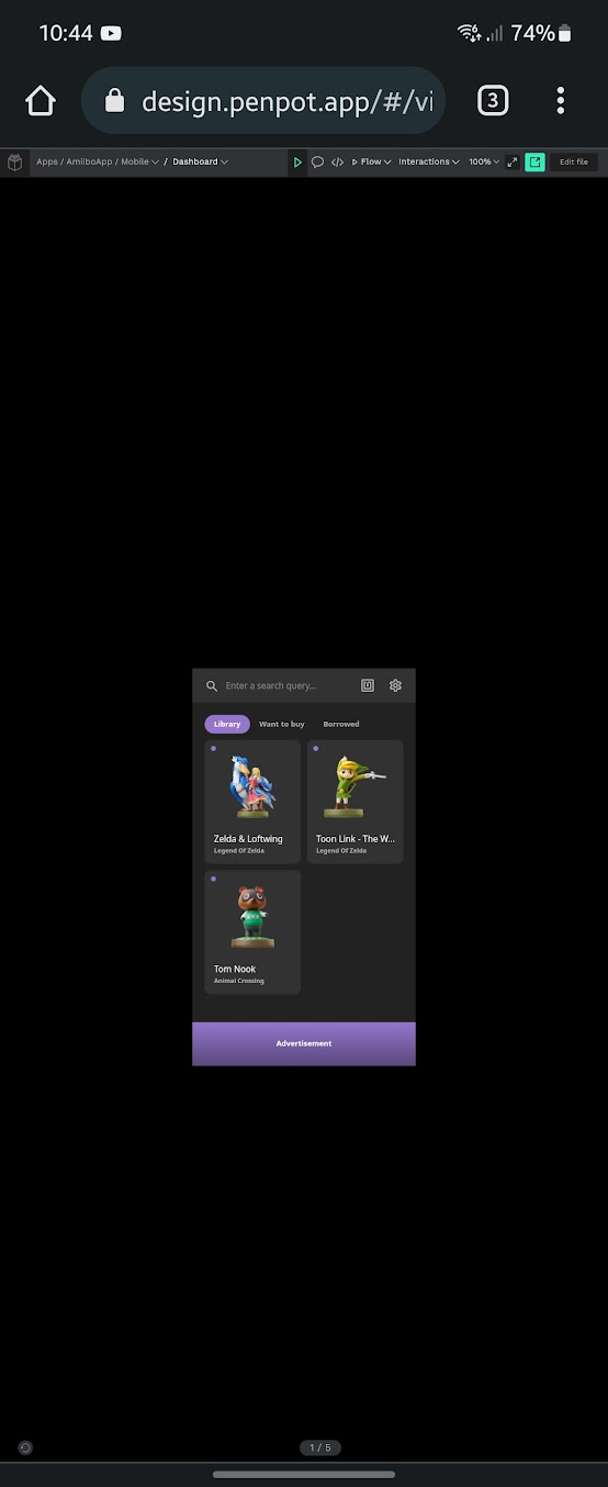 Feature: Open previews in a "fullscreen mode" on mobile · Issue #2421 · penpot/penpot · GitHub