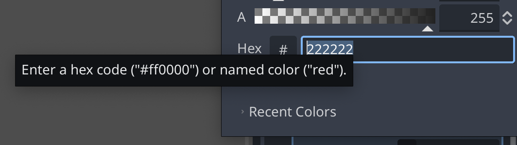 Color Picker Hex Tooltip prevents key events · Issue #84877 · godotengine/godot · GitHub