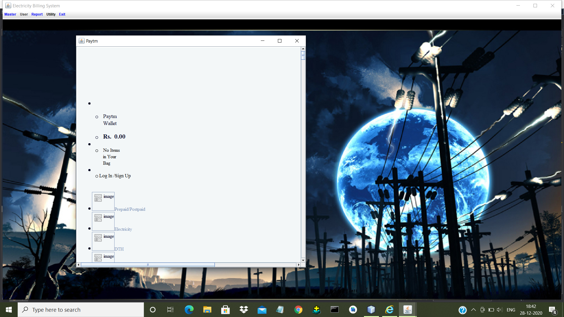 GitHub - ShubhiKatiyar/Electricity-Billing-System: Concept Used: Core ...