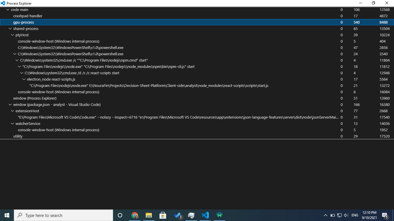 High RAM usage when running code with Visual Studio Code #132836 ...