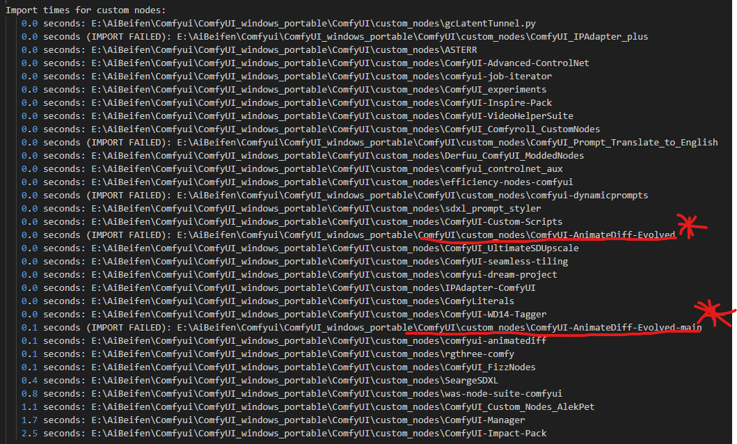 Hi, we encountered some problems during startup. · Issue #133 · Kosinkadink/ComfyUI-AnimateDiff ...