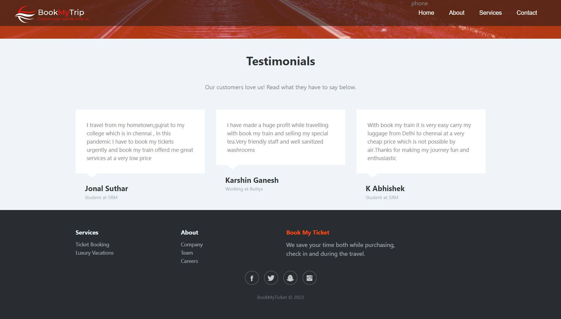 GitHub - JonalSuthar/BookMyTrip