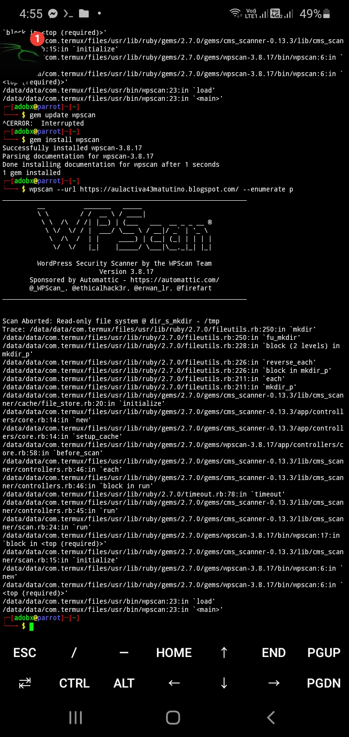 Tengo una duda, que me esta faltando? · Issue #1627 · wpscanteam/wpscan · GitHub