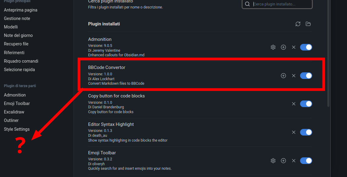 Plugin installed and enabled but Obsidian not detect it · Issue #1 · salockhart/obsidian-bbcode ...