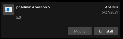 pgAdmin install not detected · Issue #19138 · microsoft/winget-pkgs · GitHub