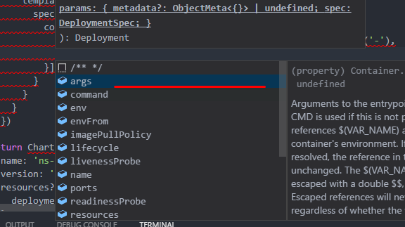 Display required / type quick info in the type helper · Issue #30334 ...