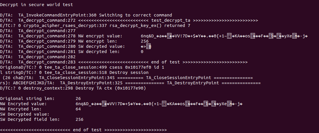 TA encrypt, CA decrypt · Issue #1749 · OP-TEE/optee_os · GitHub