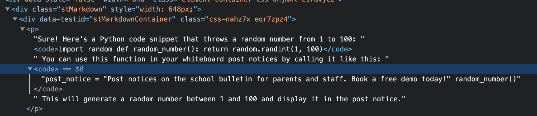 st.chat_message did not display markdown properly. the message is already wrap in st.markdown in ...