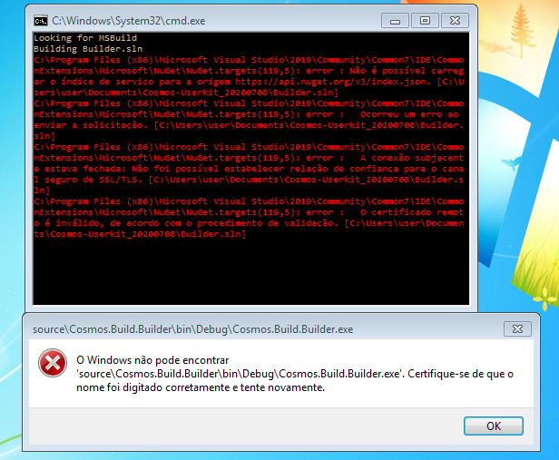 Devkit Installation - Nuget certificate error · Issue #1793 · CosmosOS/Cosmos · GitHub