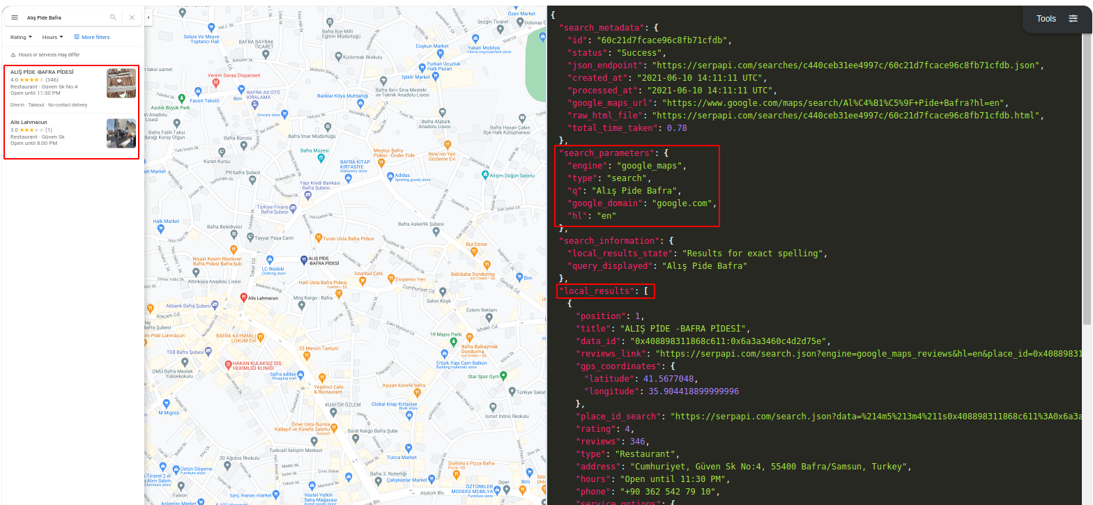 [Google Maps API] Local Results return a single place · Issue #70 · serpapi/public-roadmap · GitHub