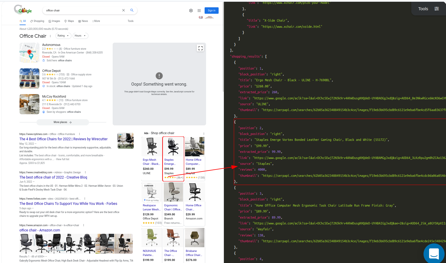 [Google Search API] Inline shopping results are missing `rating` for some searches · Issue #183 ...
