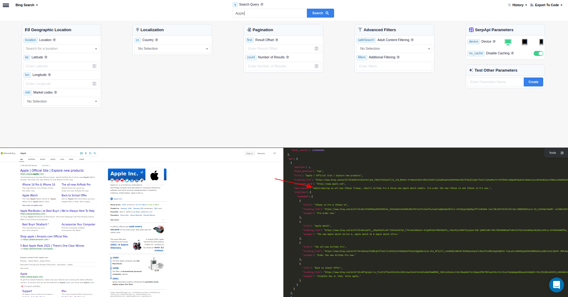 [Bing Search API] Ads are containing residue in `description` · Issue #328 · serpapi/public ...