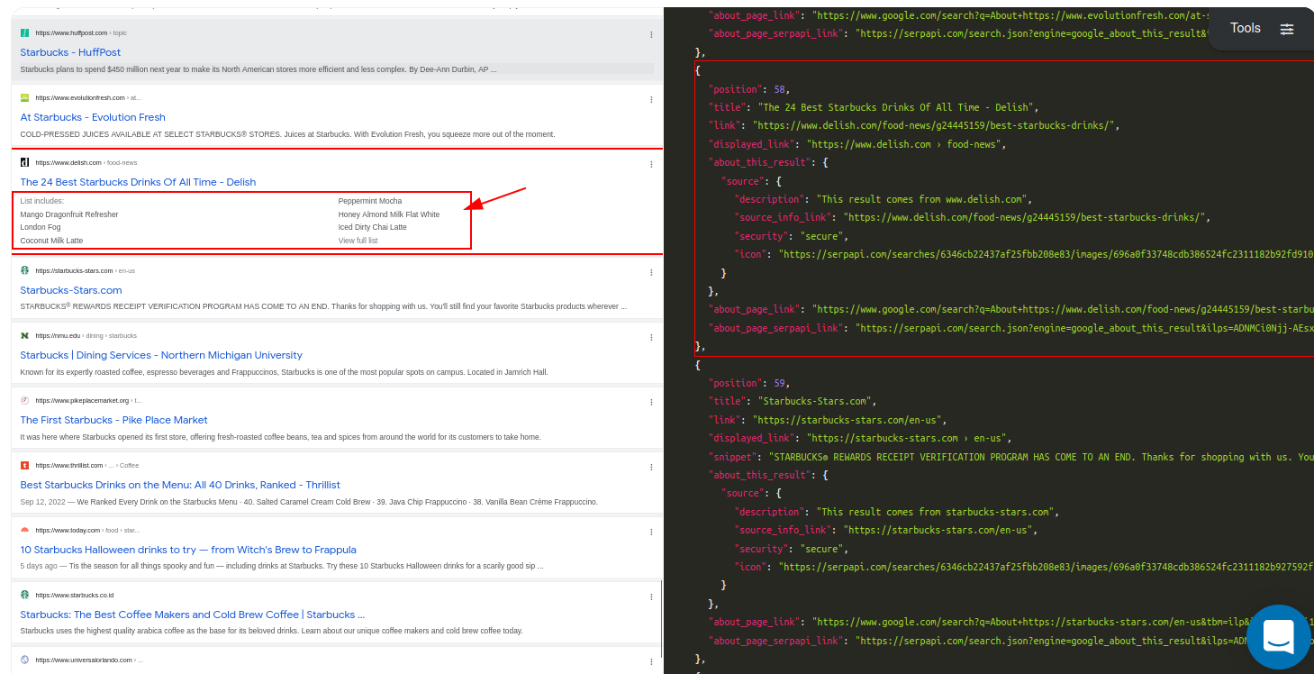 [Google Search API] Support Rich List for `organic_results` · Issue #384 · serpapi/public ...