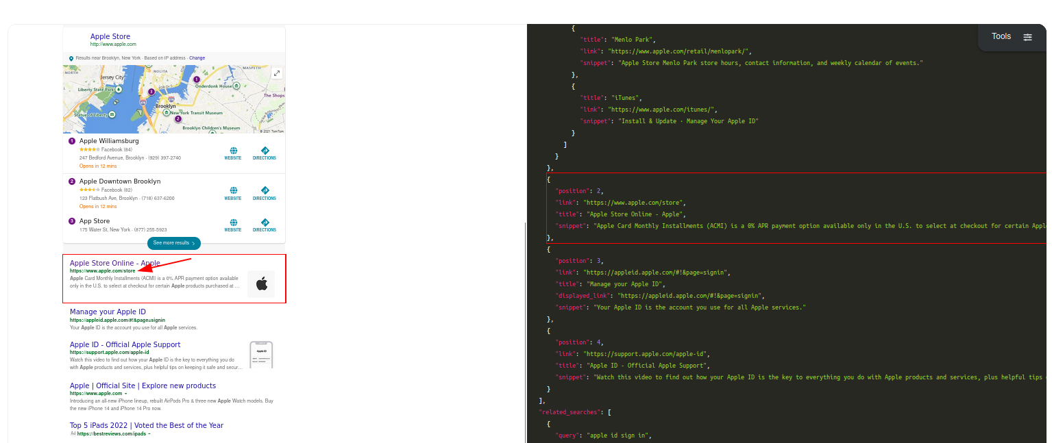 [Bing Search API] `displayed_link` not parsed in `organic_results` · Issue #396 · serpapi/public ...