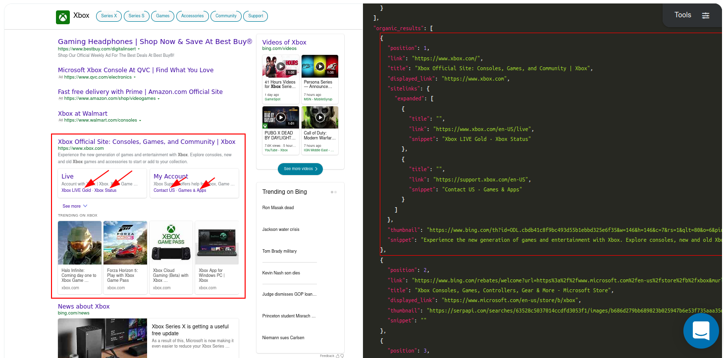 [Bing Search API] Support `inline` sitelinks inside `expanded` sitelinks · Issue #436 · serpapi ...