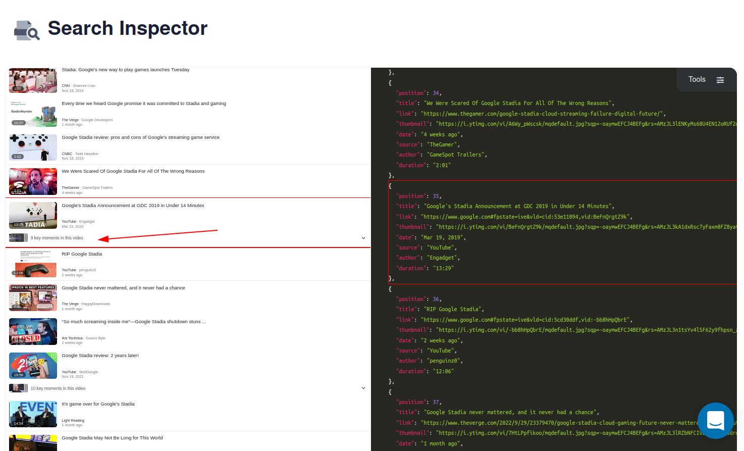 [Google Videos API] `key_moments` not parsed on mobile · Issue #457 · serpapi/public-roadmap ...