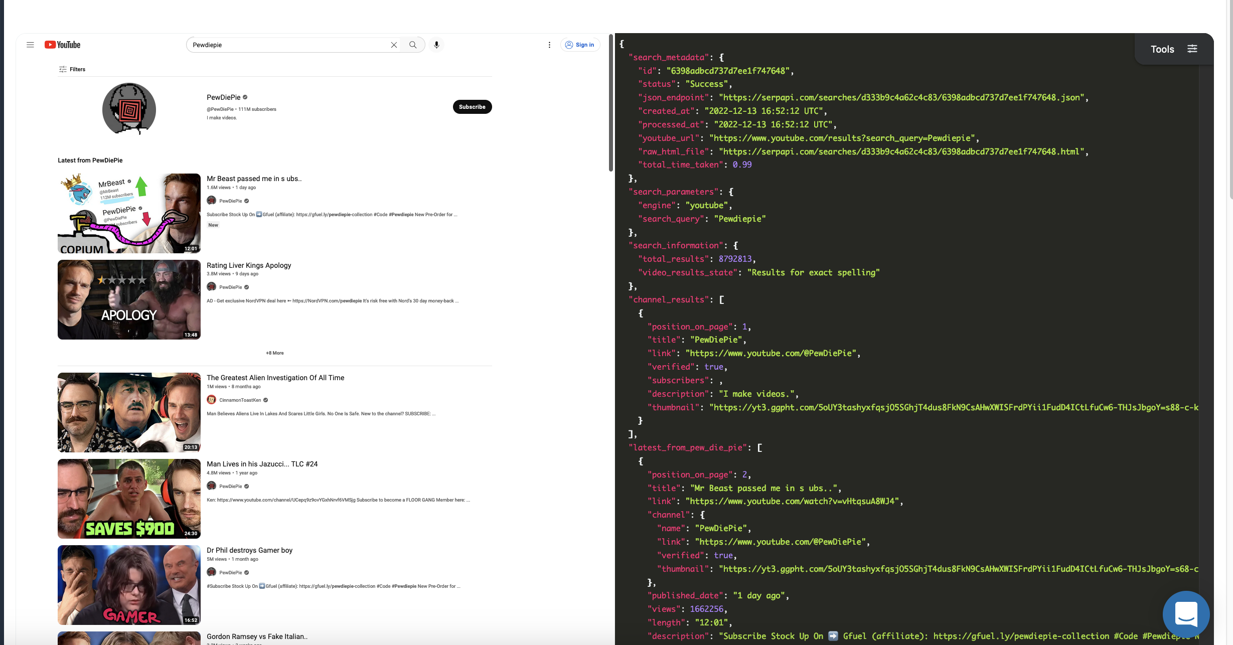 [Youtube API] `subscribers` is not parsed in `channel_results` · Issue #542 · serpapi/public ...