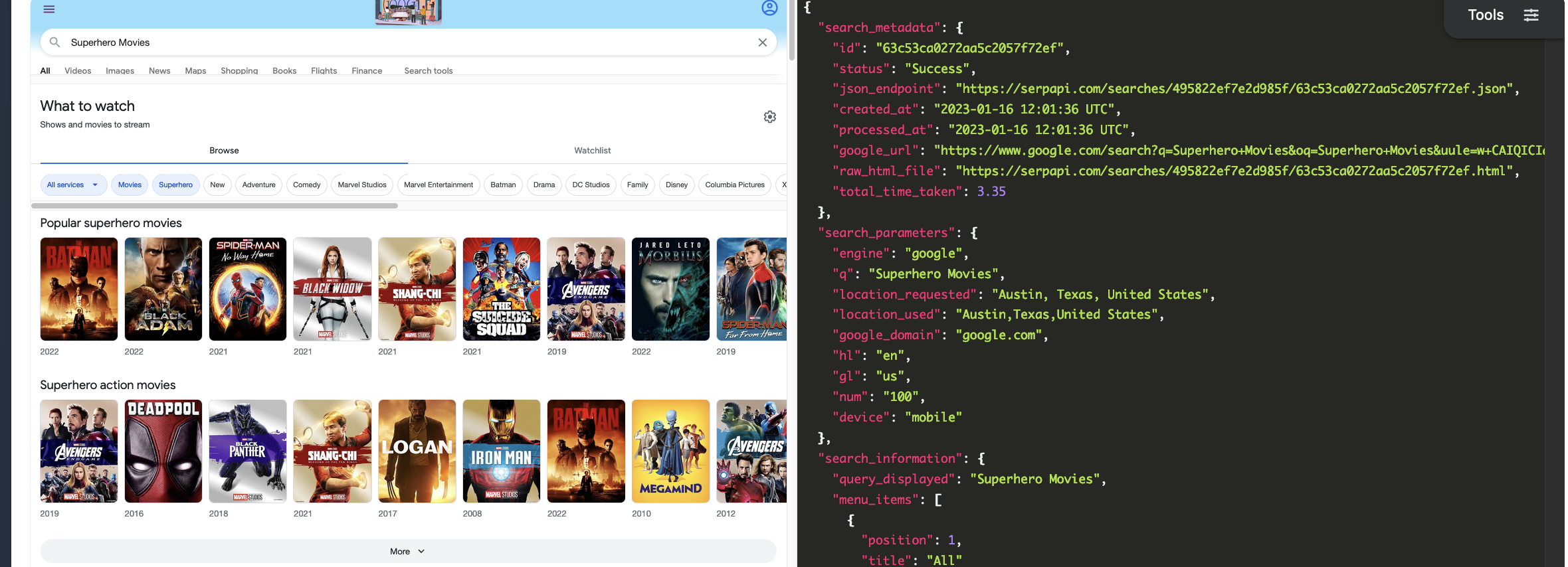 [Google Search API] `knowledge_graph` not parsed for some `mobile` searches · Issue #570 ...