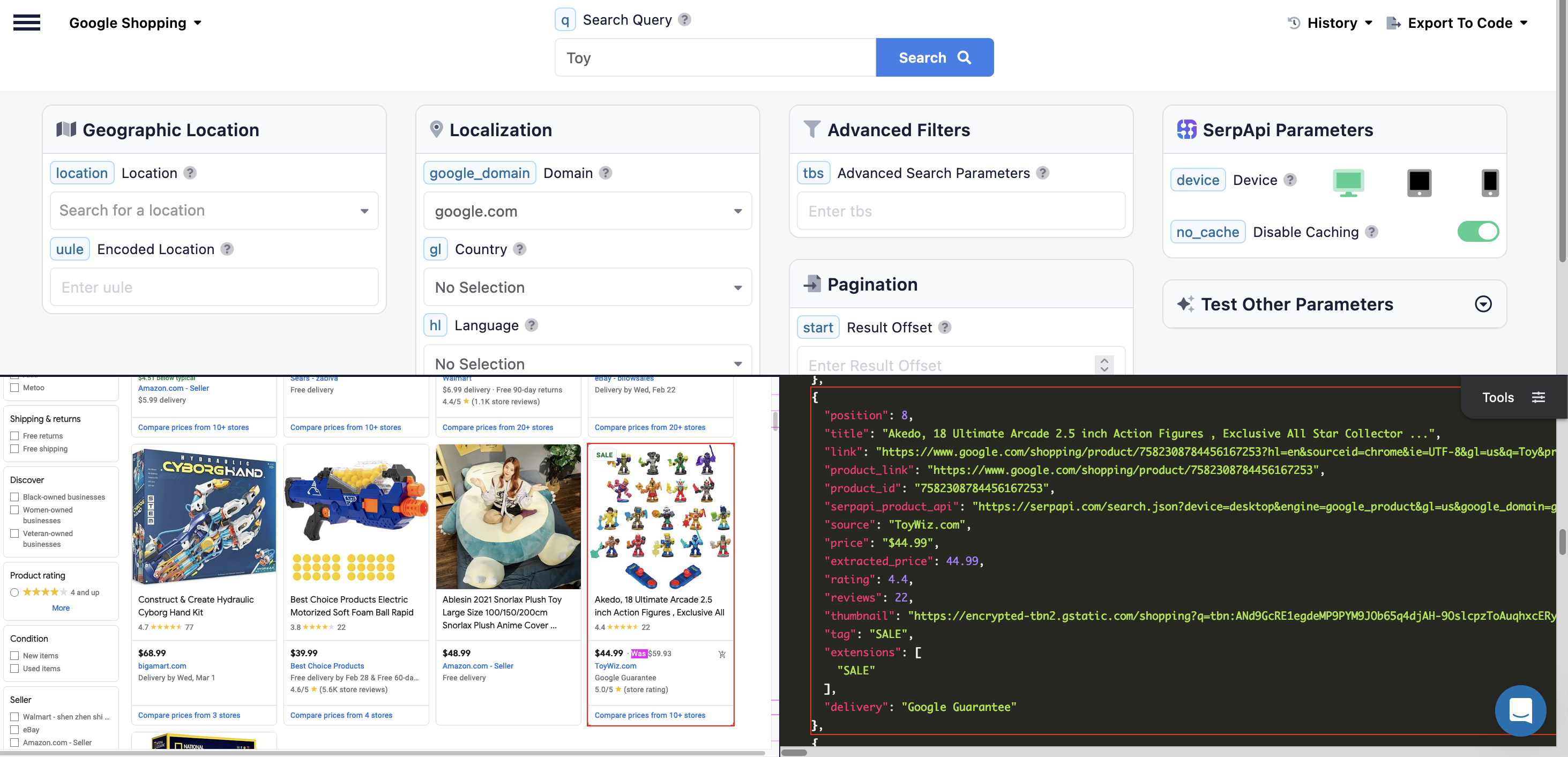 [Google Shopping API] Shopping and Related Shopping Results `old_price` not parsed for some ...