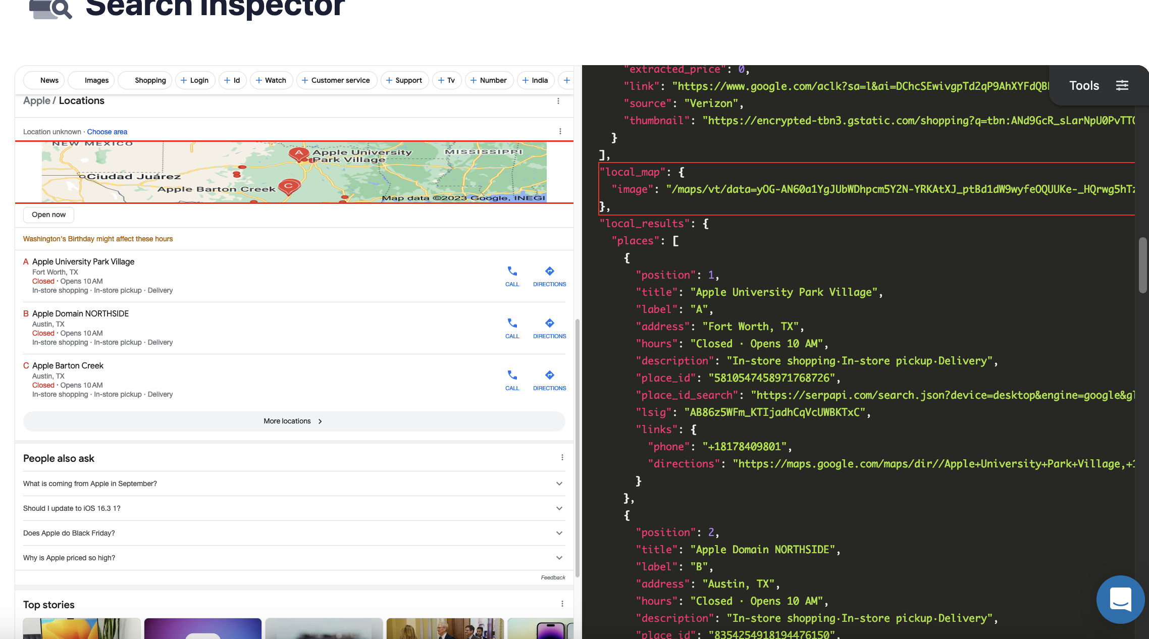 [Google Search API] Local Pack Map `image` link has no domain · Issue ...