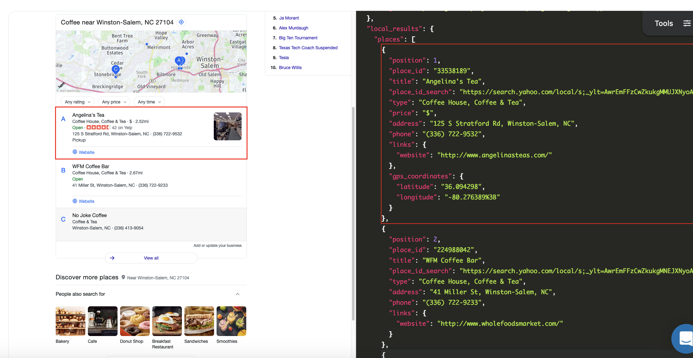 [Yahoo Search API] `more_locations_link` on `local_results` not parsed · Issue #699 · serpapi ...