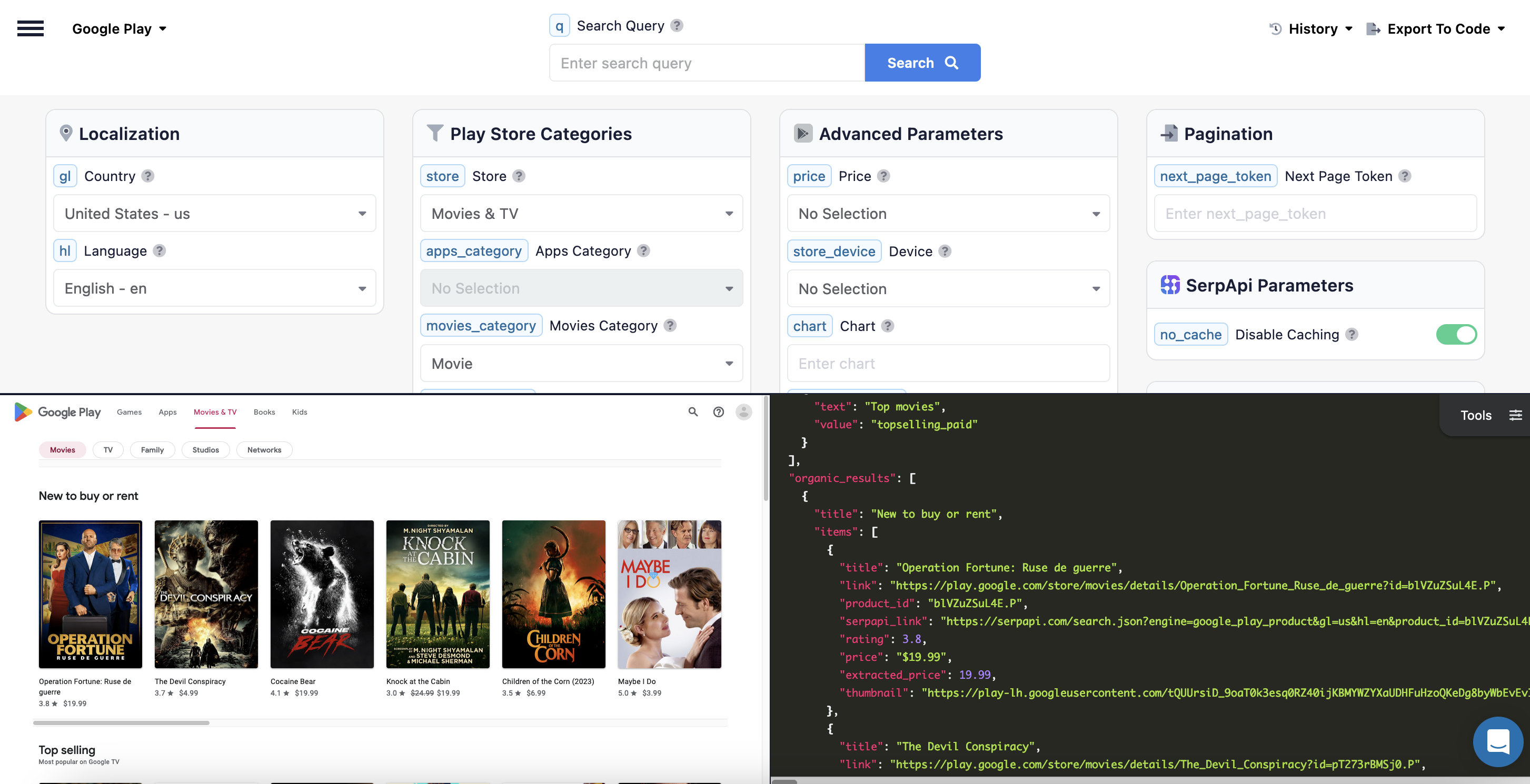 [Google Play Movies Store API] No Way to Paginate First Page Results Sections for Category ...