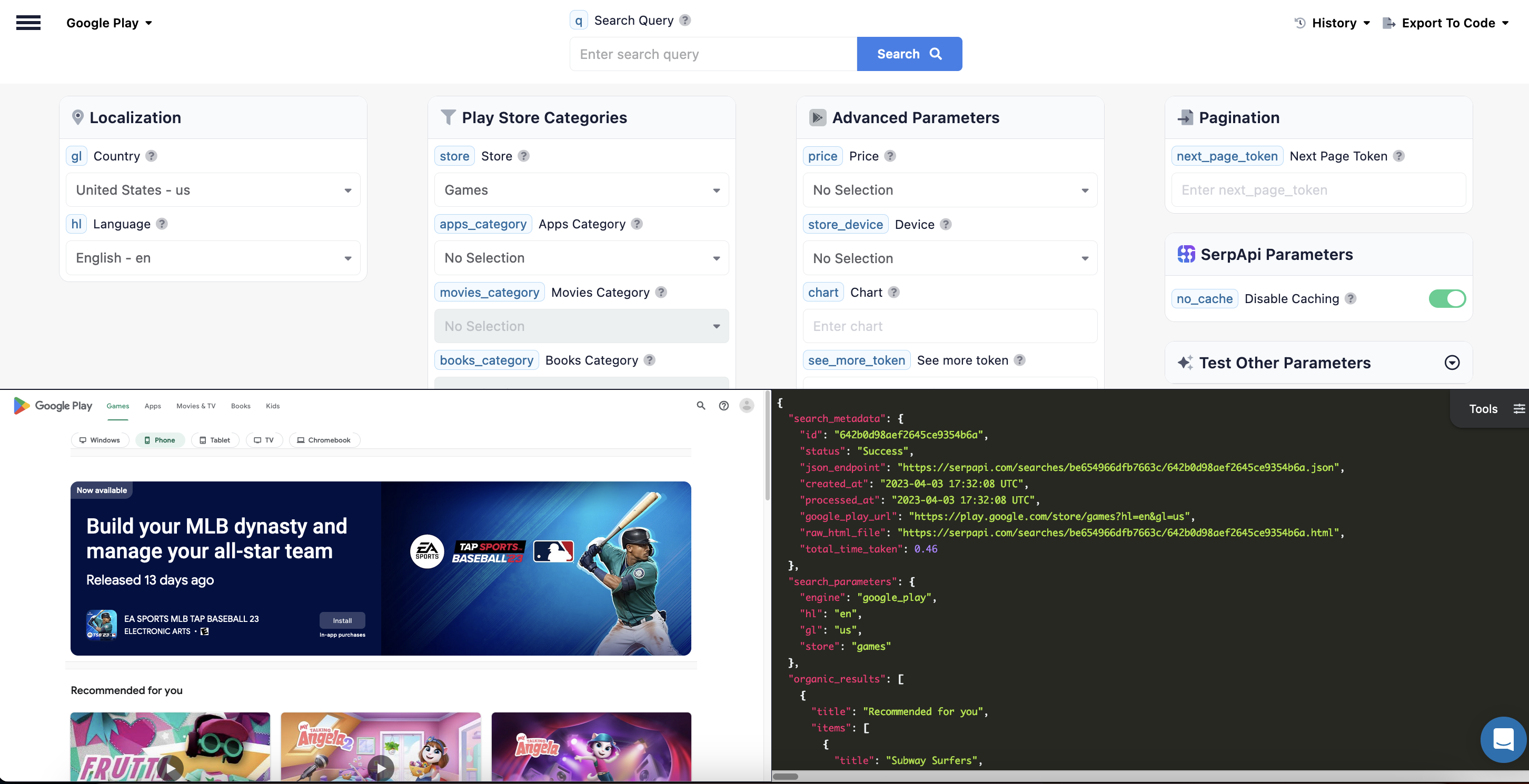 [Google Play Games Store API] First Page Items Highlights not parsed anymore · Issue #765 ...