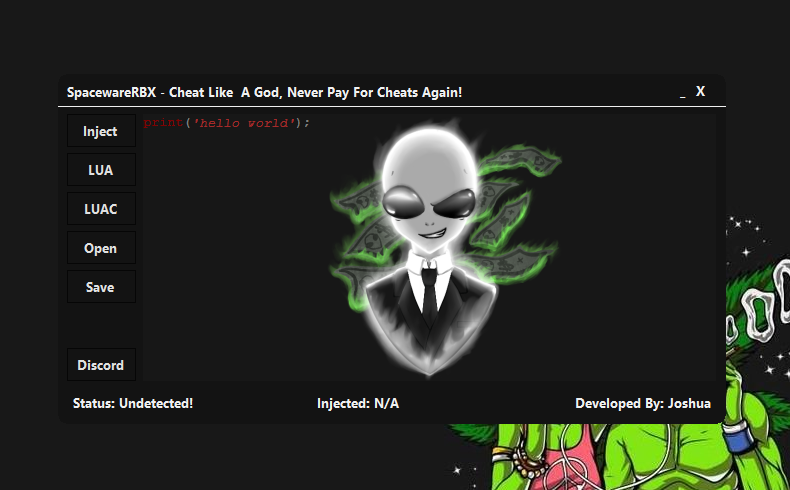 GitHub - BarcodeBimbo/SpacewareRBX: Allows you to inject lua into roblox