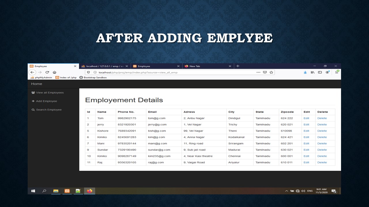 GitHub - Surya235/Employment-Management-System: The Employee Management ...