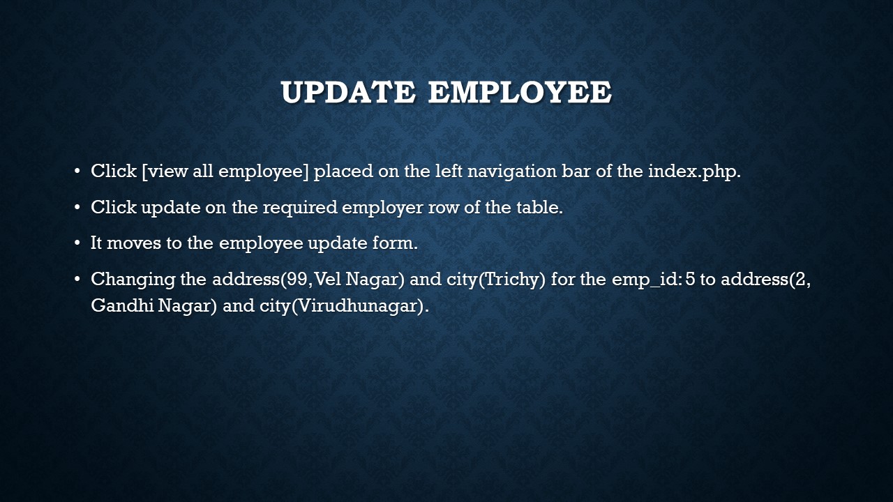 GitHub - Surya235/Employment-Management-System: The Employee Management ...