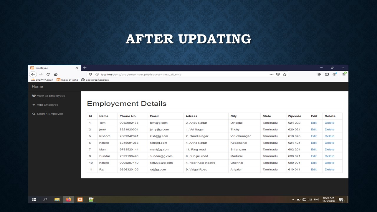 GitHub - Surya235/Employment-Management-System: The Employee Management ...
