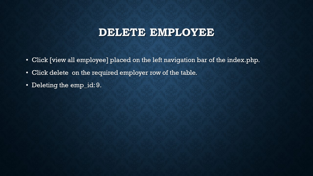 GitHub - Surya235/Employment-Management-System: The Employee Management ...
