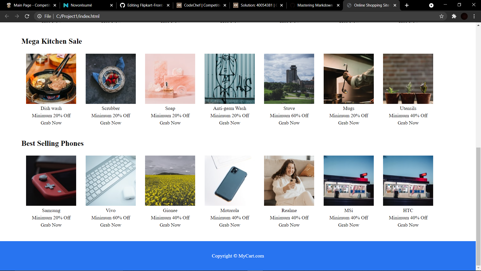 GitHub - pawan-vishwakarma/Flipkart-Front-Page-Clone