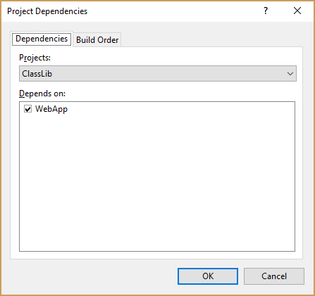 Project dependency in solution file lets build fail · Issue #9838 · dotnet/sdk · GitHub