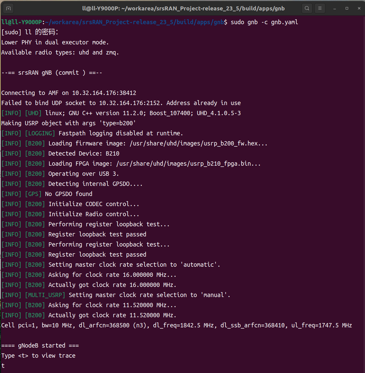 Srsue Cannot Connect To Srsgnb With Usrp B210 · Issue 117 · Srsran Srsran Project · Github