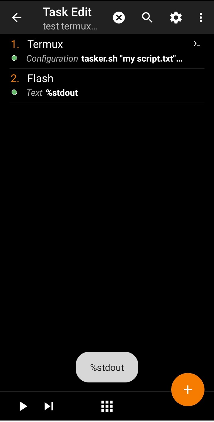 stdout not working with Tasker · Issue #80 · termux/termux-tasker · GitHub