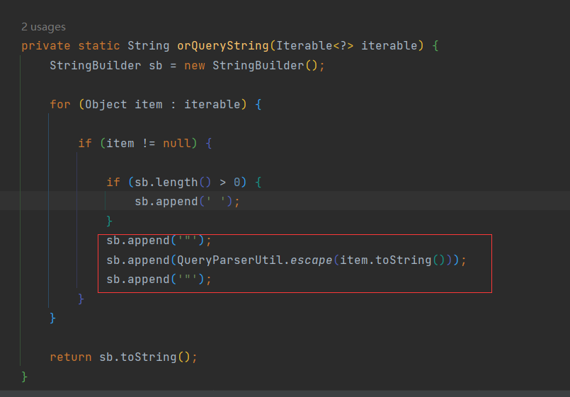 Queryparserutil Always Escape To There Seems No Way To Transfer Search Some Text To