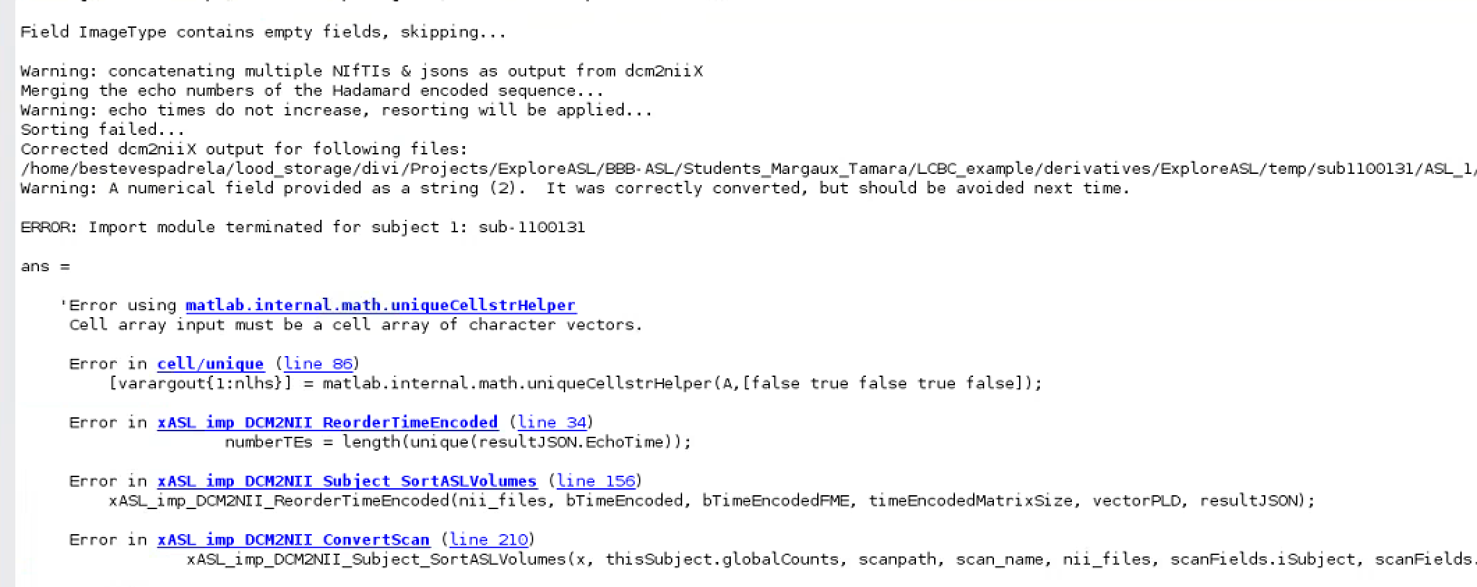 Token order error in flavors import · Issue #1388 · ExploreASL/ExploreASL · GitHub