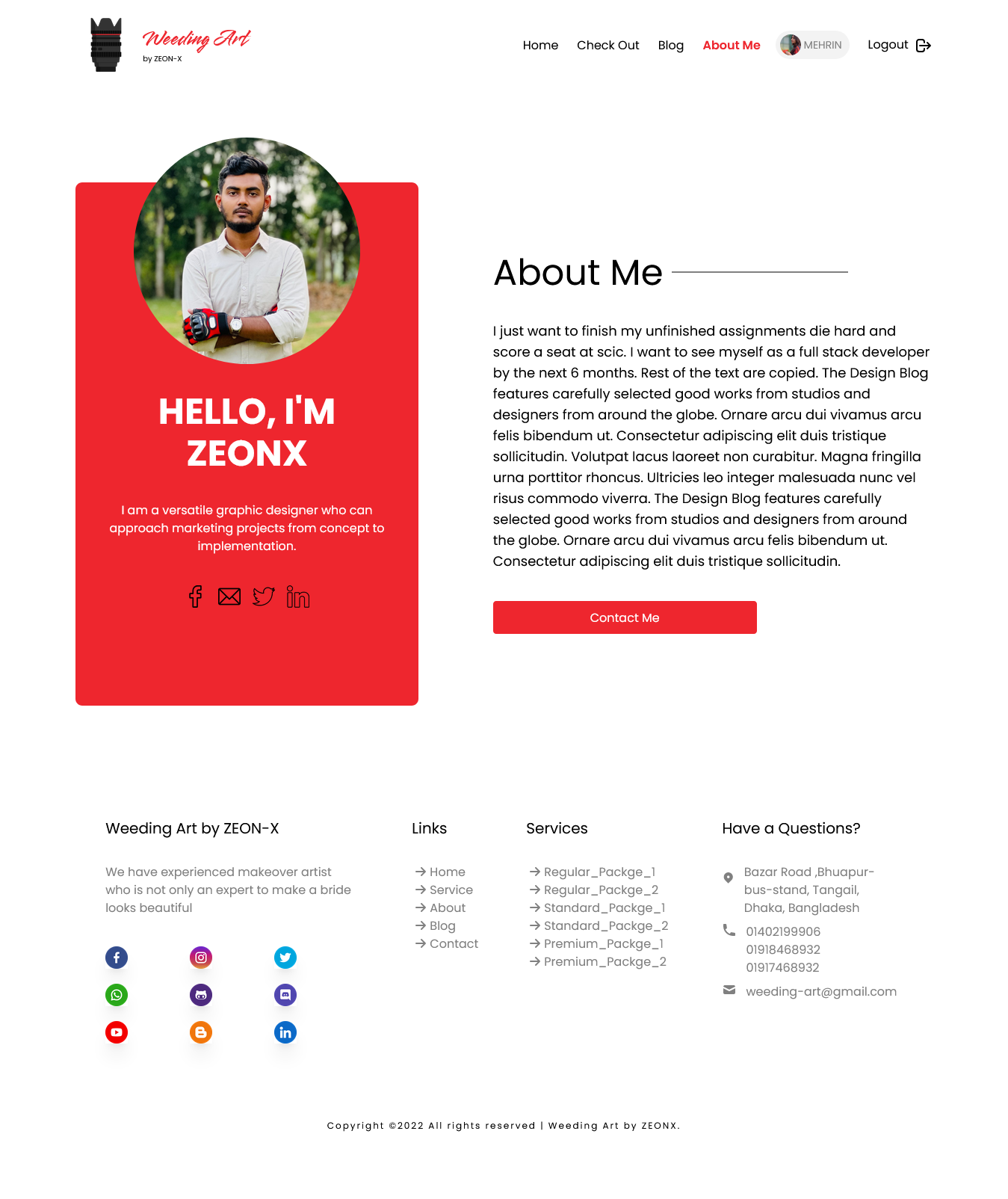 GitHub - zeon-X/Weeding-Art-Photography-Booking-Site: E-commerce ...