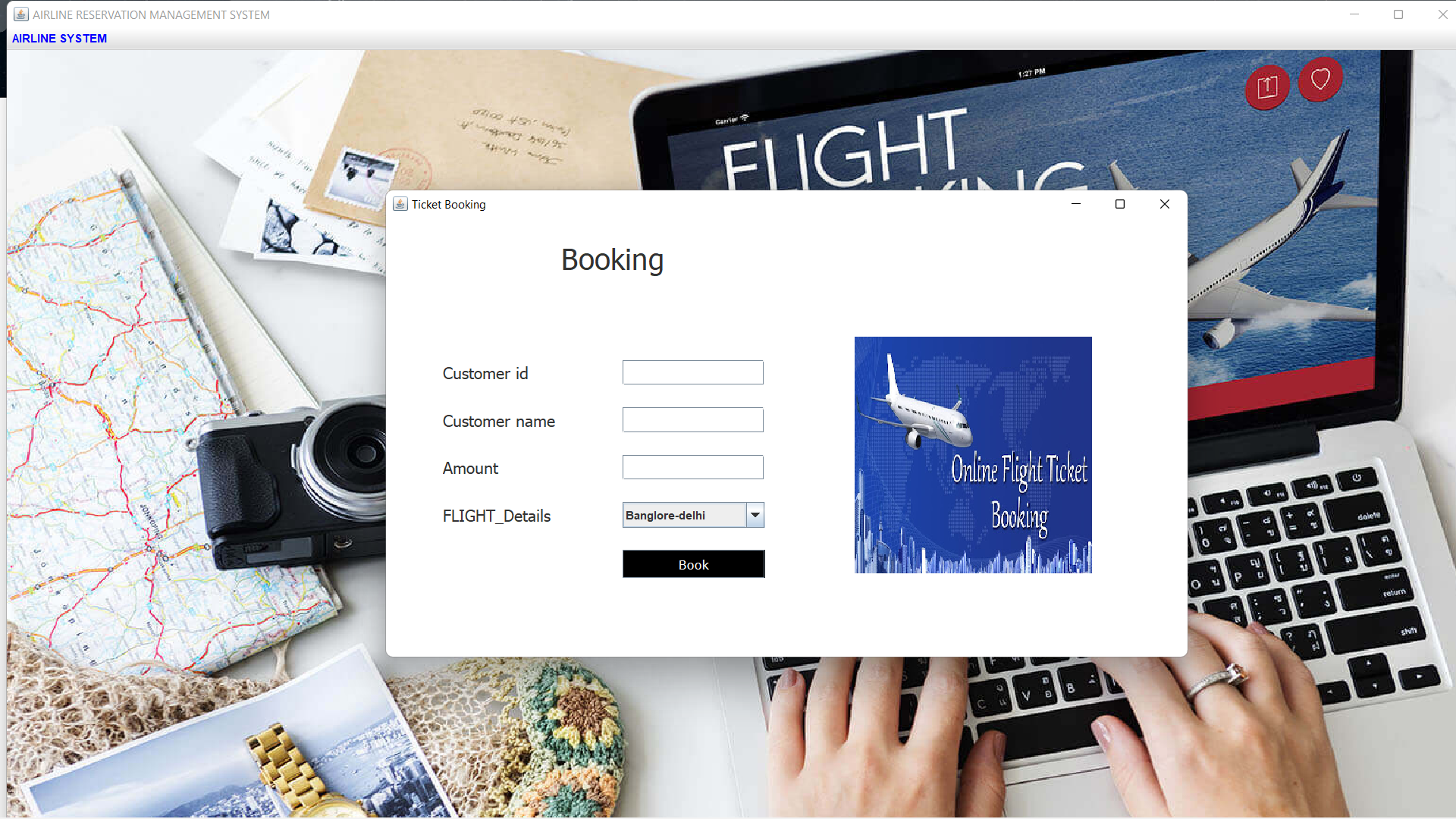 GitHub - MG1902/Airline-Reservation-System: It is a Java-based GUI ...