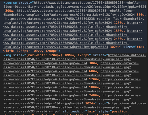 Gatsby Fluid Image Not Generating Proper Width Parameters With Dato · Issue 99 · Datocms