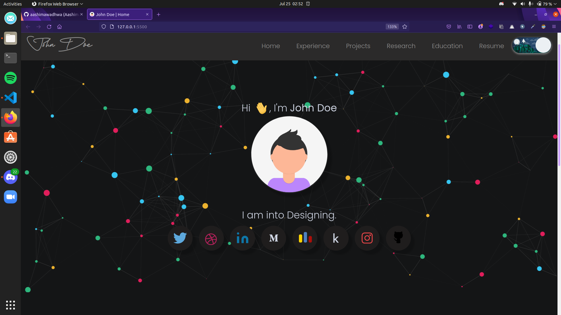 Update GitHub icon's color in dark mode · Issue #1005 · smaranjitghose ...