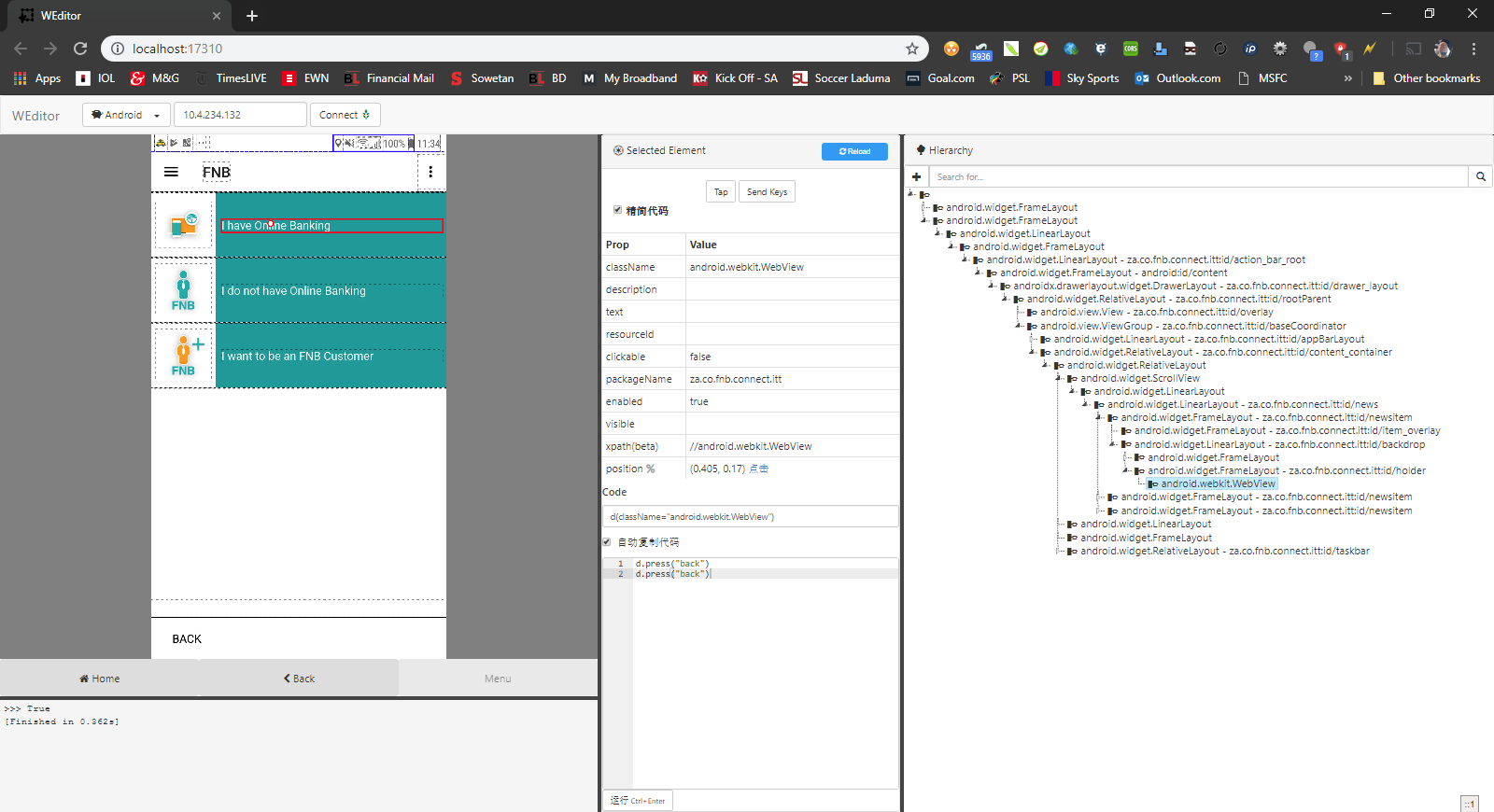 Chrome Webview Implementation is not working · Issue #299 · openatx ...