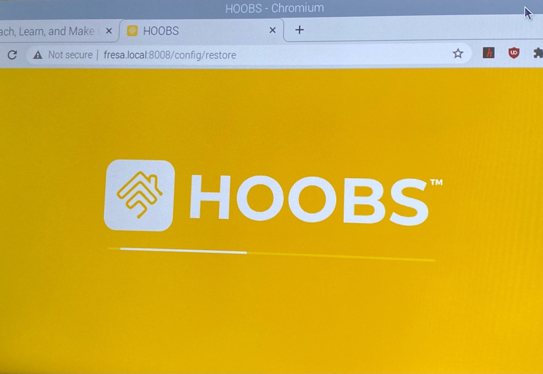 Stuck in restore process on Raspi · Issue #1083 · hoobs-org/HOOBS · GitHub