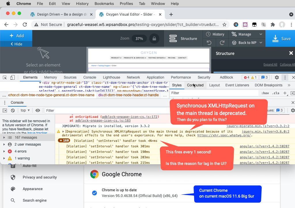 Synchronous XMLHttpRequest on main thread: Deprecated and potentially harmful for UI performance ...