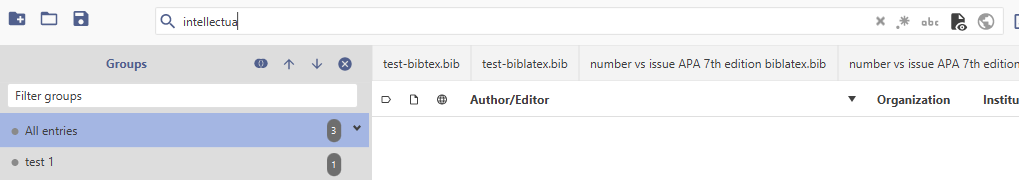 Fulltext search. Some terms cannot be found · Issue #8428 · JabRef/jabref · GitHub